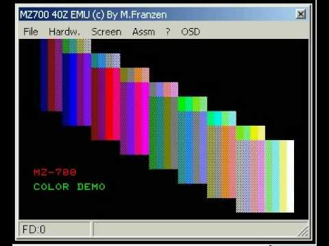 Sharp MZ731 Oldszkúl demo | Scene.hu